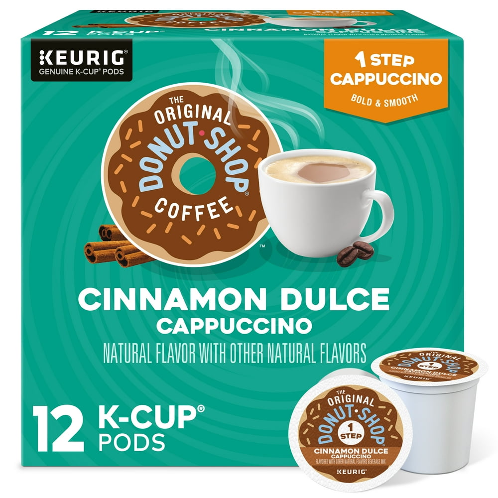 The Original Donut Shop One Step Cinnamon Dulce Cappuccino Keurig