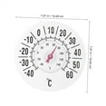 Eolstice Mechanical Pointer Indoor Outdoor Thermometer, Transparent ...