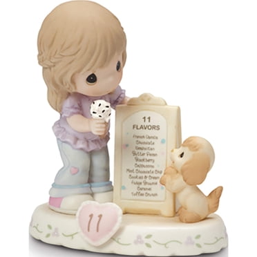 Fashion Precious Moments Growing Grace Age Seven Brunette Porcelain ...