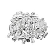 Crimp Tubes Variety Pack Sizes 1, 2, 3 & 4 600/Pkg-Silver-Plated ...