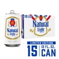 Natural Light American Light Lager Beer 15 pack 12 fl oz Aluminum Cans ...