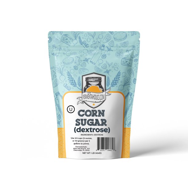 Fermentaholics Dextrose Corn Sugar for Brewing Dextrose Powder 1lb Bag ...