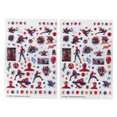 Marvel Spiderman Fun Superhero Sticker Book for Children: 14 Sheets ...