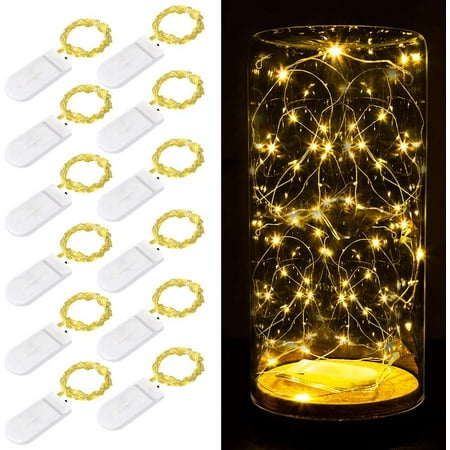 KSCD Fairy String Lights , 6 Pack 7ft 20 LED Starry Light CR2032 ...