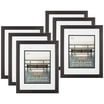 6 Pack: 16"x20" Distressed Whitewashed Wooden Open Back Frame by Studio ...