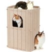 TRIXIE Emmie Indoor Cat Condo, Cat Bed Side Table, Cat Hideaway Cave ...