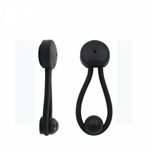 Black Bungee Shock Cord Stayput Fastener Complete System 4 Pk