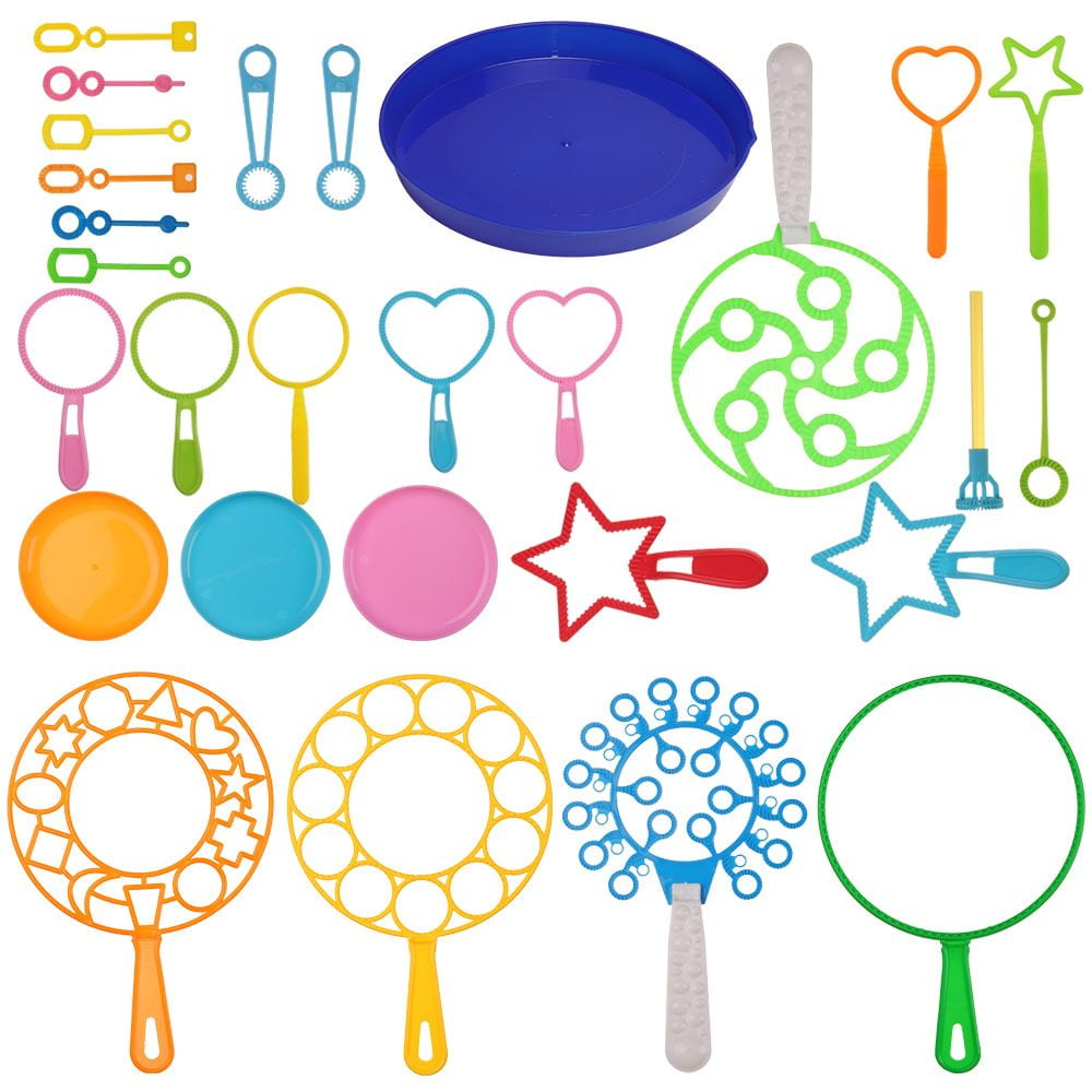 Gift Outdoor Fun Kids Toys Children Bubble Wand Bubble Machine Soap ...