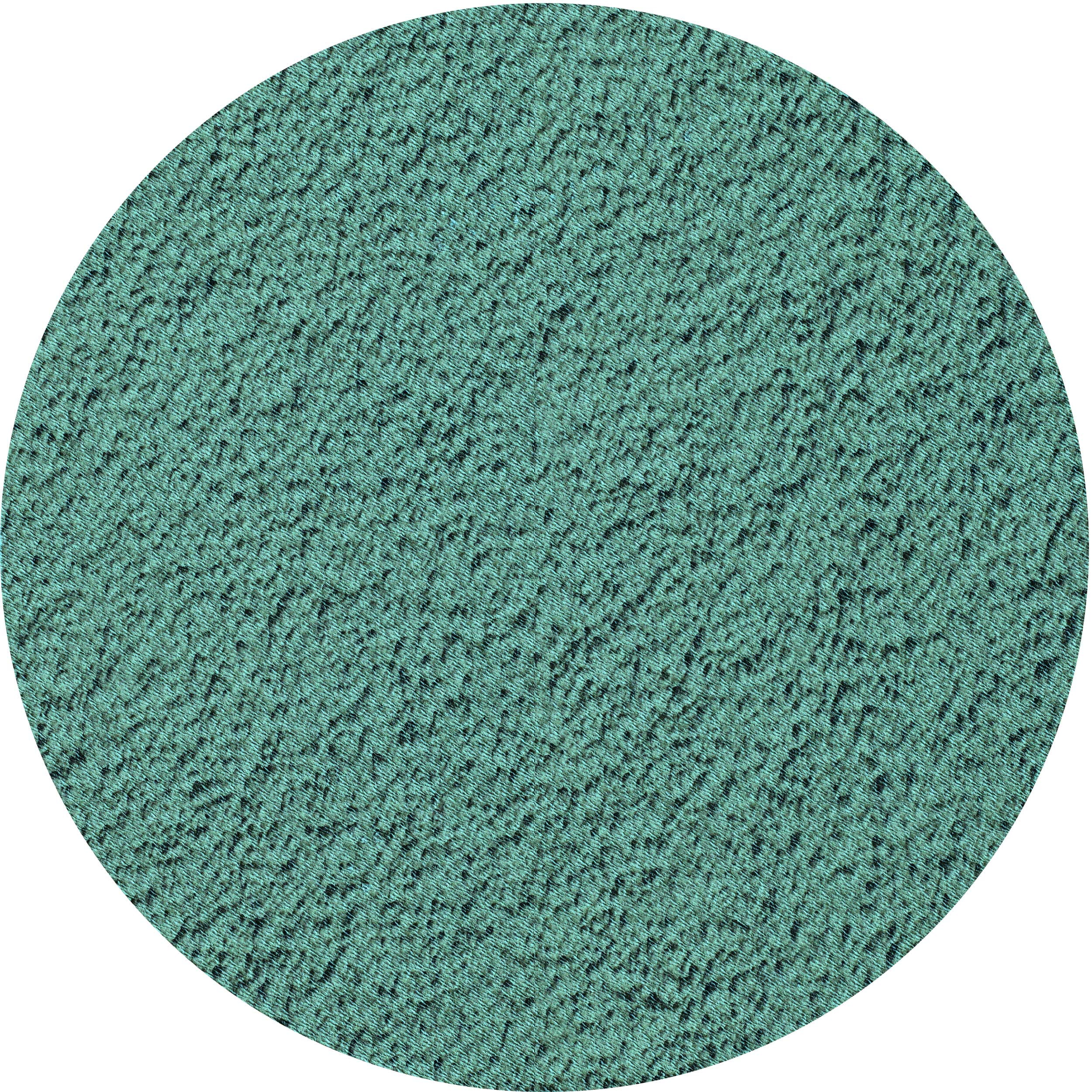 Ahgly Company Indoor Round Patterned Deep-Sea Green Area Rugs, 6' Round ...