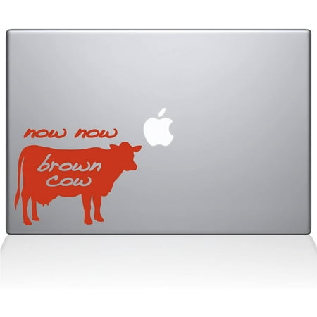 The Decal Guru Now Now Brown Cow MacBook Decal Vinyl Sticker - 13 ...