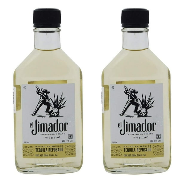 Pack de 2 Tequila Jimador Reposado Nva Presentación 200 ml Jimador ...