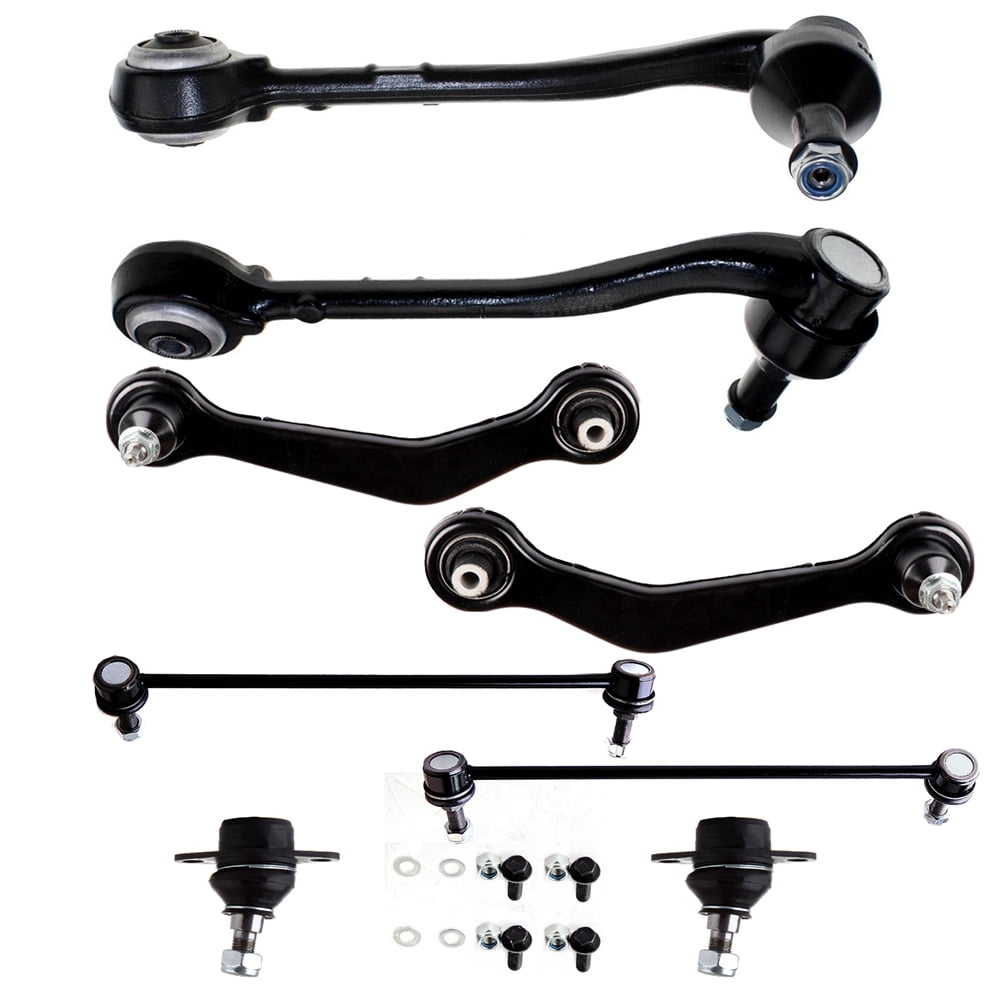 SCITOO 8pcs Suspension Kit 2 Front Lower 2 Rear Upper Control Arm and ...