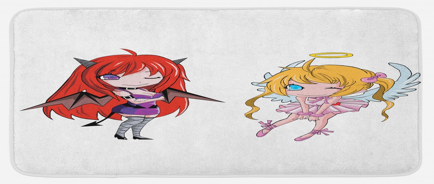Chibi Demon And Angel