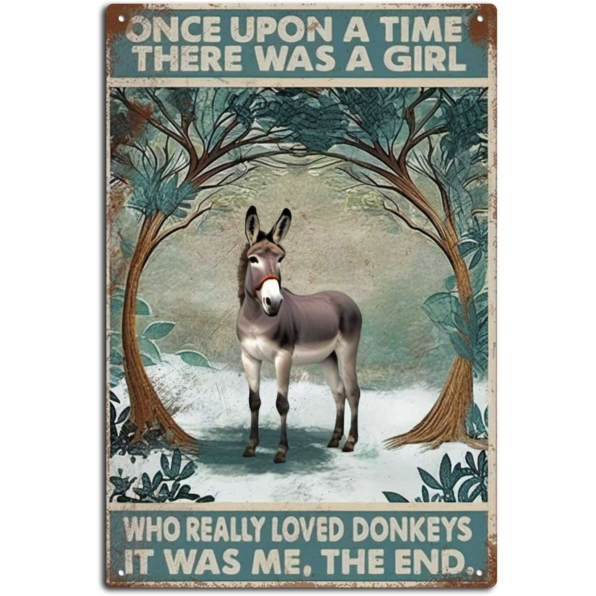 Click here for Aocisuki Tin Sign Once Upon A Time There Were A Gi... prices