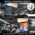 CARABC D9 9" Touch Screen Car Stereo with CarPlay, GPS and Backup ...