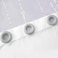 Lilac Purple and Grey Watercolor 30%-50% Blackout Curtains Wave Lines ...