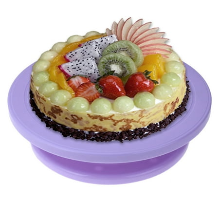 facefd Plastic Rotating Table Round Anti-slip rotating table plate Cake ...