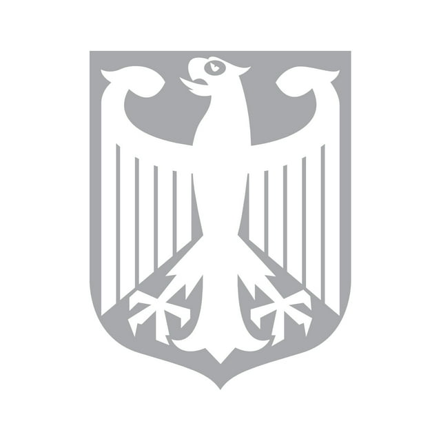 German Crest Eagle Sticker Decal Die Cut - Self Adhesive Vinyl ...