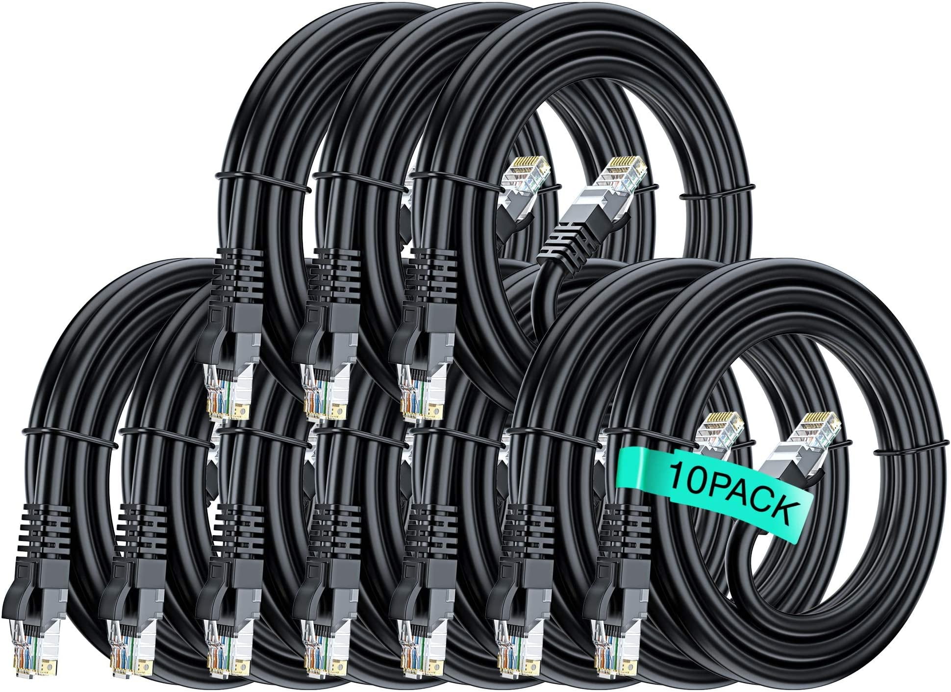 Maximm Ethernet Cable 6ft Cat 6 Pure Copper, UL Listed, LAN UTP Cat6 ...
