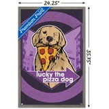 Marvel Hawkeye - Lucky (Pizza Dog) Graphic Wall Poster, 22.375" x 34 ...