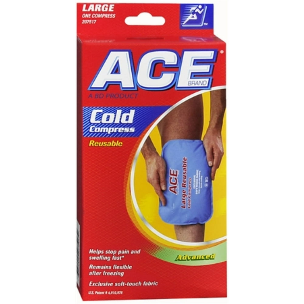 ACE Cold Compress Reusable Large 1 Each (Pack of 2) - Walmart.com ...
