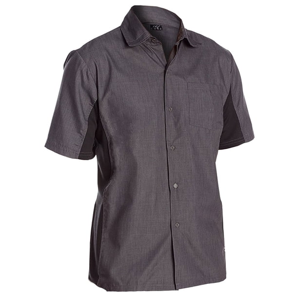 Chef Code Utility Work Shirt with Button Front and Vent Side Panels ...