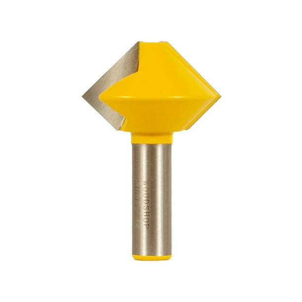 Bird's Mouth Glue Joint Router Bit - 8 Sided - 1/2" Shank - Yonico ...