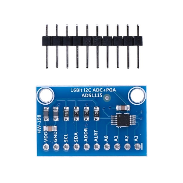 ADS1115 Convertidor Analógico A Digital I2C ADC 16 Bits para RPi (versión Antigua) | Walmart en ...