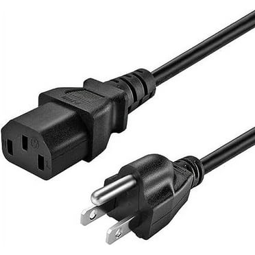 Universal Power Cord (6 Feet) - IEC320 C5 to NEMA 5-15P 3-Prong Mickey Mouse Power Extension ...