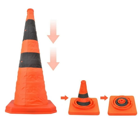 Traffic Cones, Collapsible Traffic Cones, Easy To Fold For Traffic ...