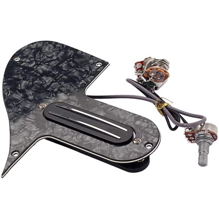 Single coil pickups assembly set 3 ply pearl mandolin humbucking ...