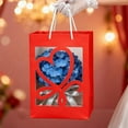 Big Red Valentine's Tote Bag, Giant Gift Bag with Viewing Window ...