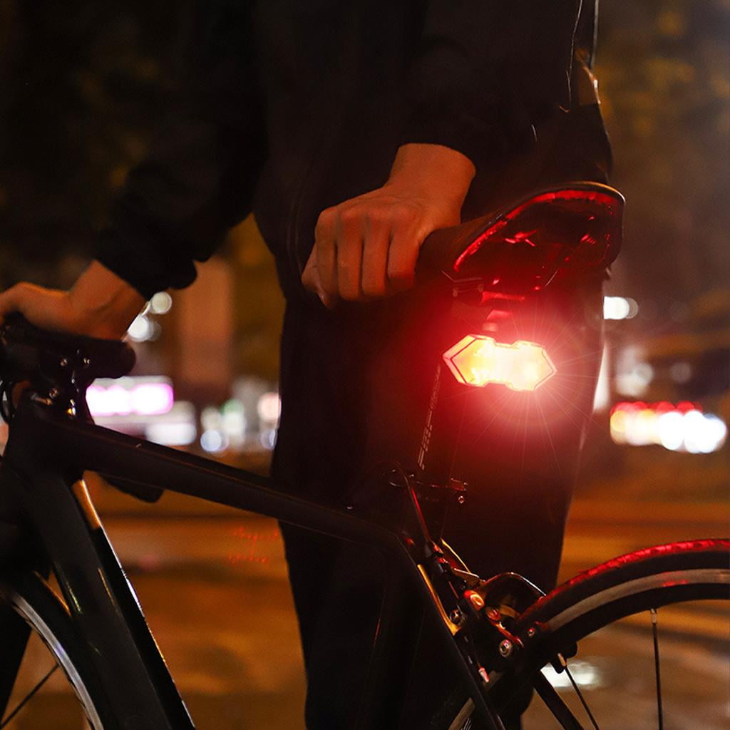 Lights, Smart Brightness Back Light for Bike with Rechargeable Turning ...