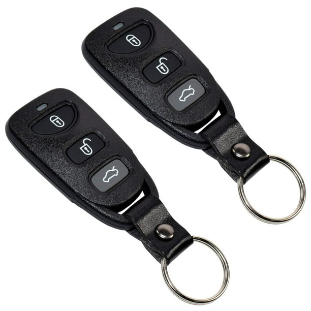 HQRP 2-Pack Remote Key Fob Shell Case Keyless Entry W/ 4 Buttons for ...
