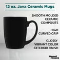 Curved Java Coffee Mug Set - 10 Pack - 12 Oz. - Stoneware Restaurant ...
