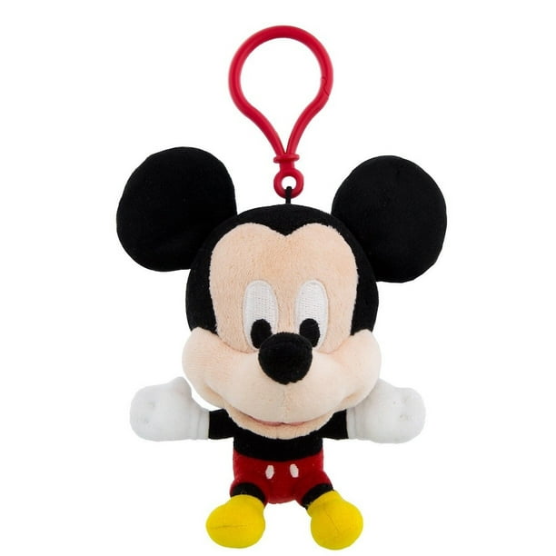 Parks Mickey Mouse Big Face Plush Keychain New with Tags - Walmart.com