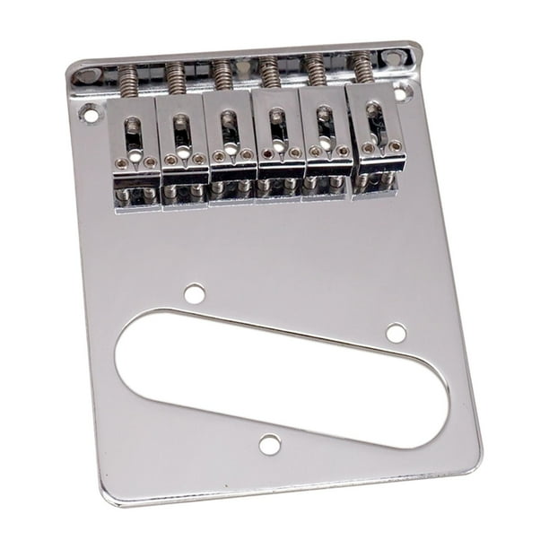 Tailpiece Bridge with Screws Replacement Chrome Tailpiece Guitar 6 ...