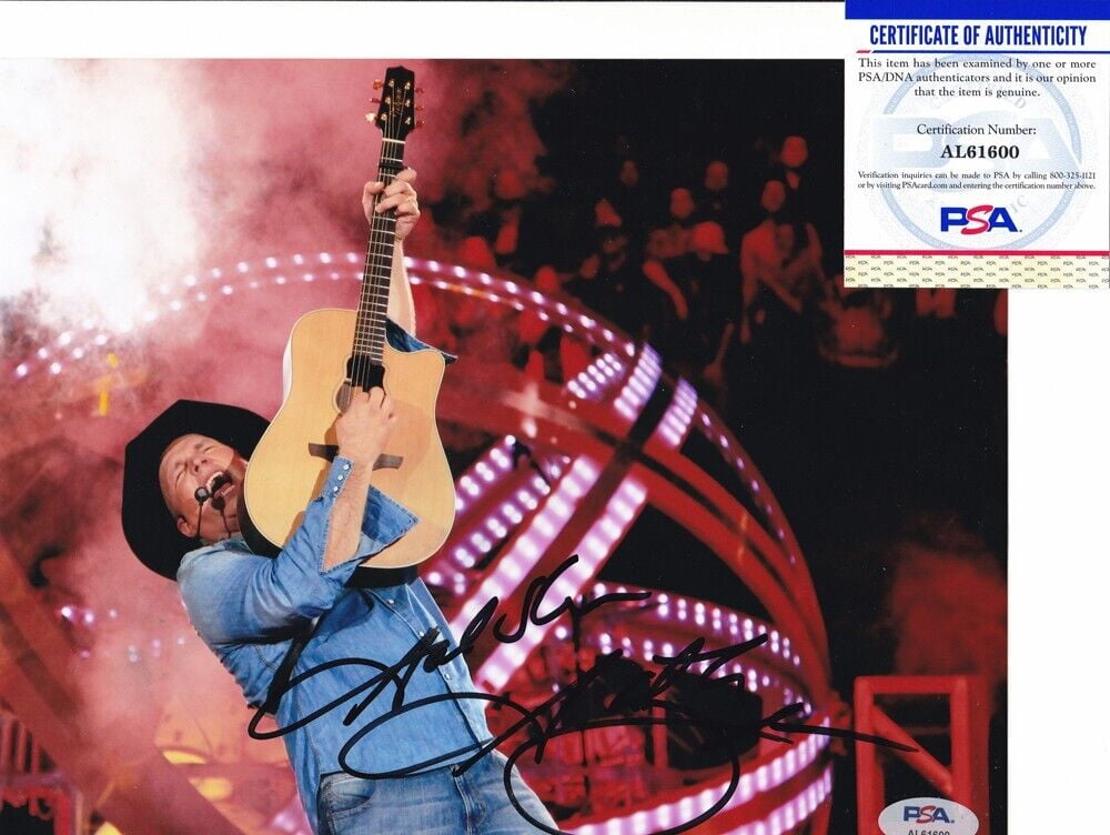 Garth Brooks Country Legend Signed Autograph 8x10 Photo PSA/DNA COA ...