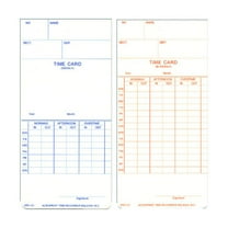 Yescom 1000 Count Weekly Time Clock Cards Timecard for Employee ...