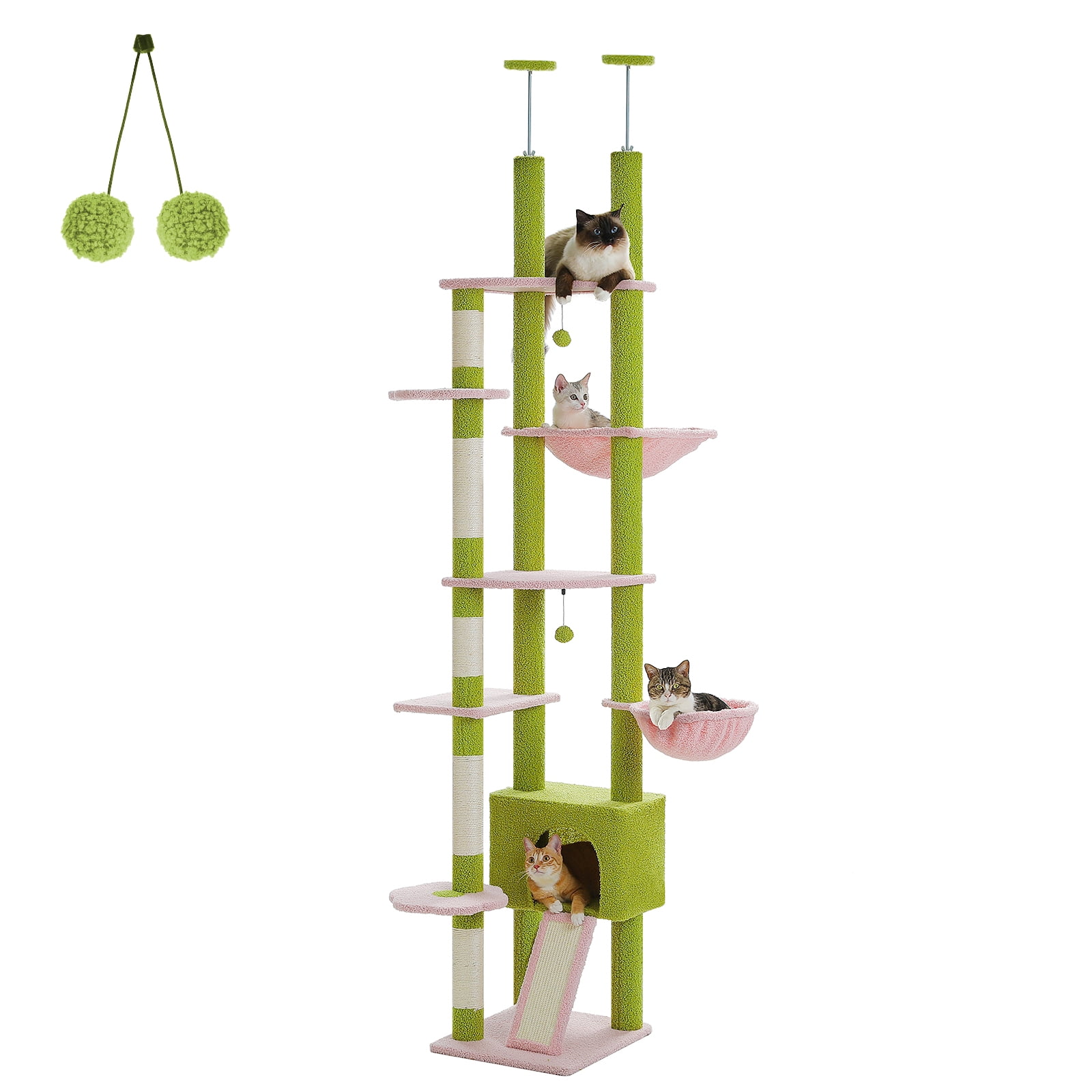 Click here for Pawz Road 90.5-100.4 Floor To Ceiling Cat Tree Tow... prices