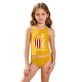 CAIXIA 4Th Of July Swimsuits Girls Teen Bathing Suit Color Block 250 ...