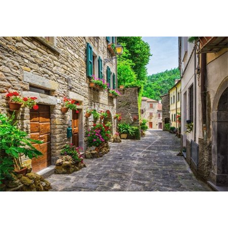 10x8ft European Italian Street Backdrop for Photography Town Village ...