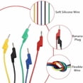 5Pcs Banana to Banana Plug Test Lead, 4mm Stackable Banana Plug Wire ...