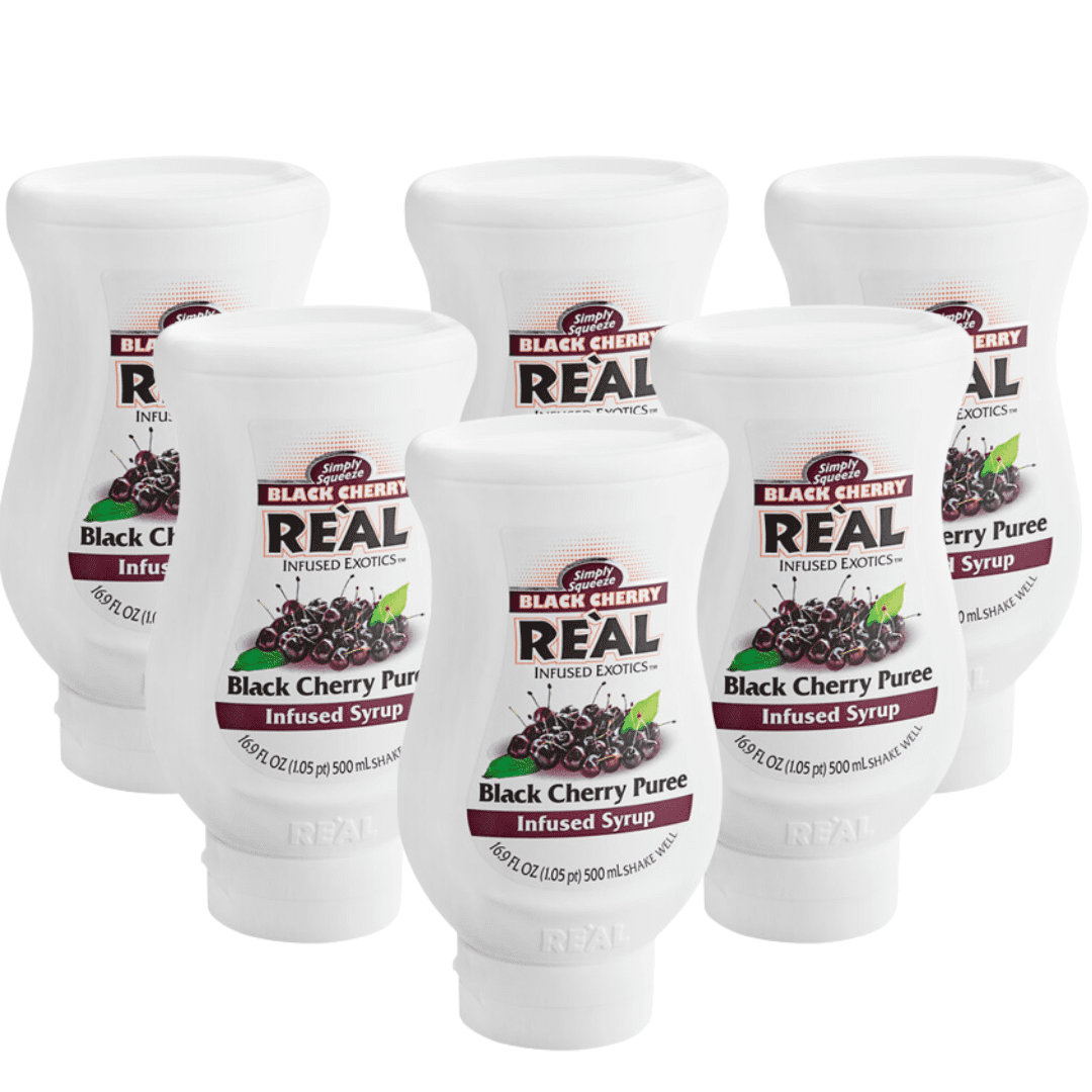 Real Black Cherry Puree Infused Syrup | 16.9 fl. oz. Bottle - Walmart.com