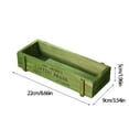JingChun 1Pc Narrow Planter Box, Wooden Planter, Wooden Pots for Plants ...