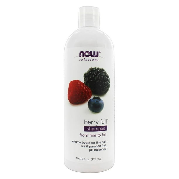 NOW Foods - NOW Solutions Natural Full Shampoo Volumizing Berry - 16 fl ...