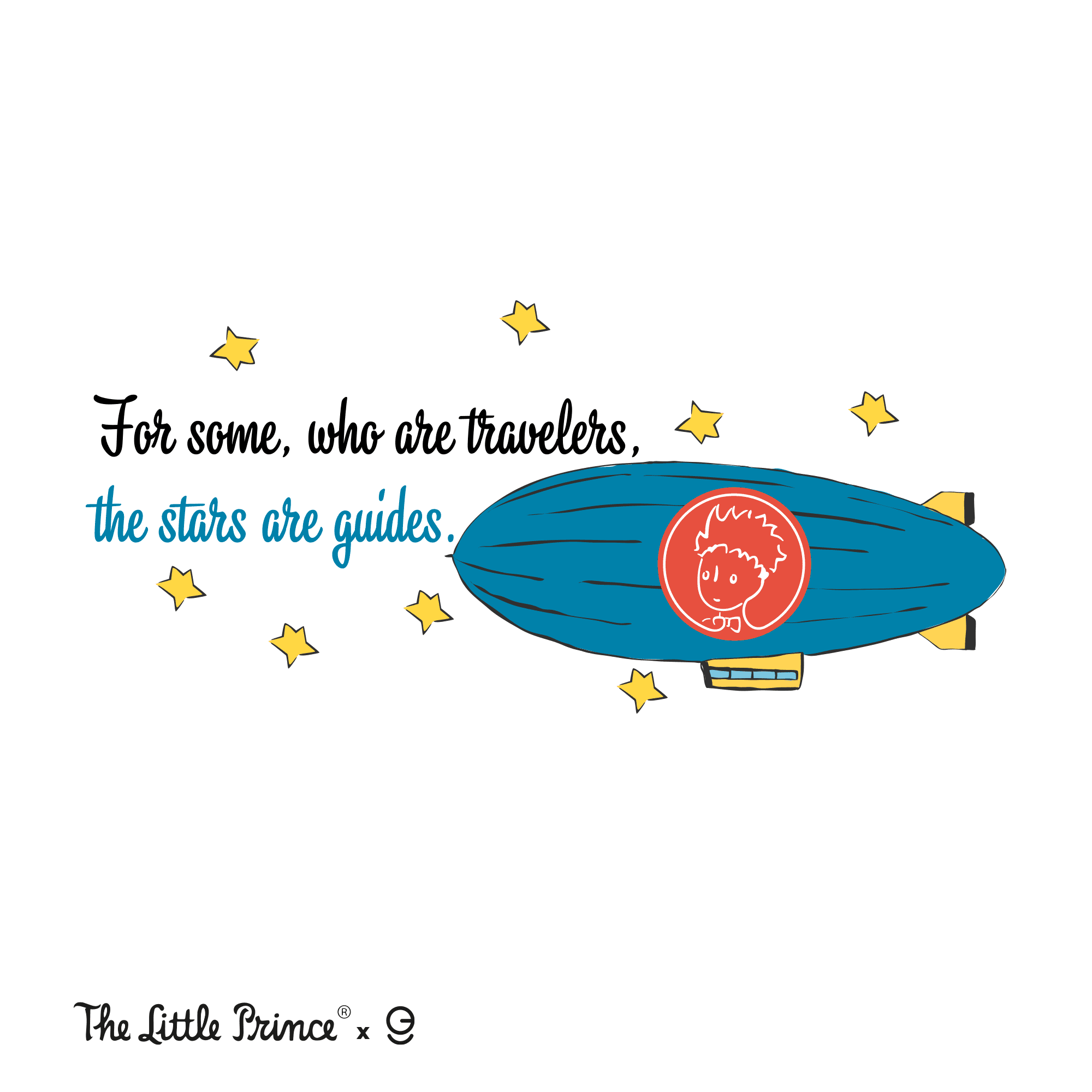 The Little Prince Wall Decal - EGD X The Little Prince - EGDLP044 ...