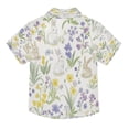 Boys Button-Down Shirt Short Sleeve Shirt Tops for 4Y Spring Garden ...