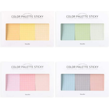 SUPRR FAFA Color Palette Sticky Grid 300 C Set 4p - Self-Adhesive Memo ...