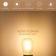12volt LED Light Bulb 4W Edison Filament Vintage ac/dc12V 24V Low ...